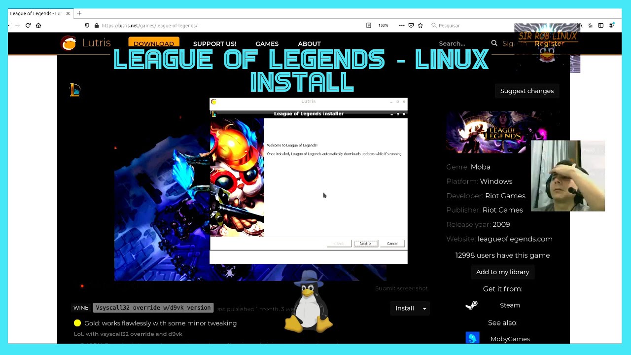 Instalando League of Legends no Linux - Alguns Passos Importantes - YouTube
