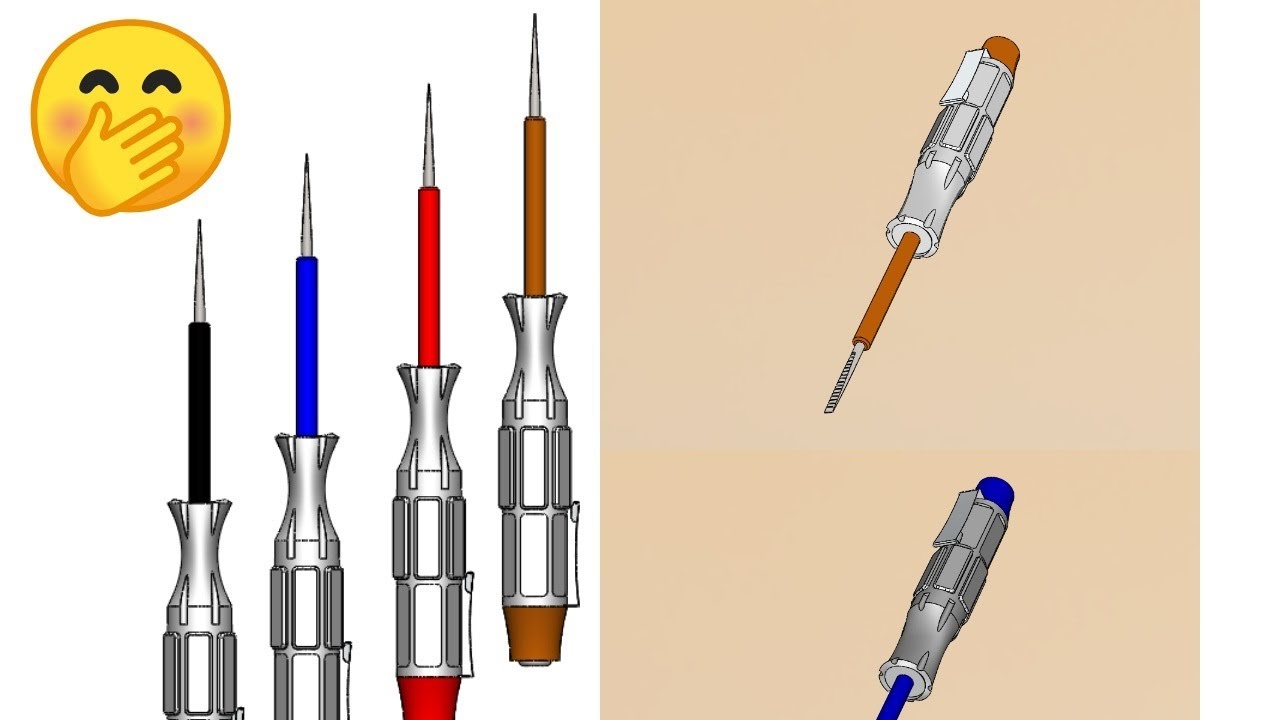 How to model a Screwdriver in SolidWorks - YouTube