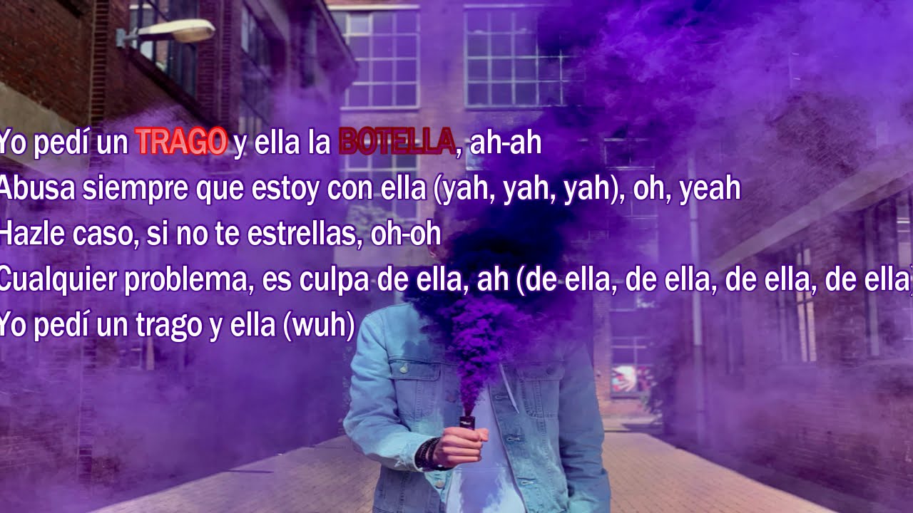 J. Balvin - Morado (Letra/Lyrics) - YouTube