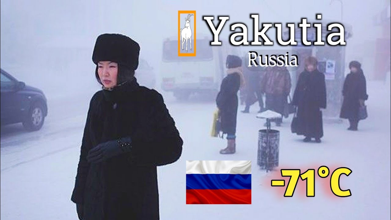 The world coldest city on earth 🇷🇺 | How we shower and laundry at -71°C ...