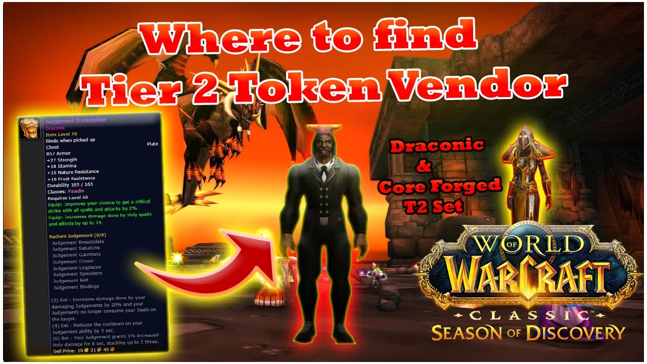 How to trade Tier 2 Token: Draconic & Core Forged Set Vendor in Phase 5 ...