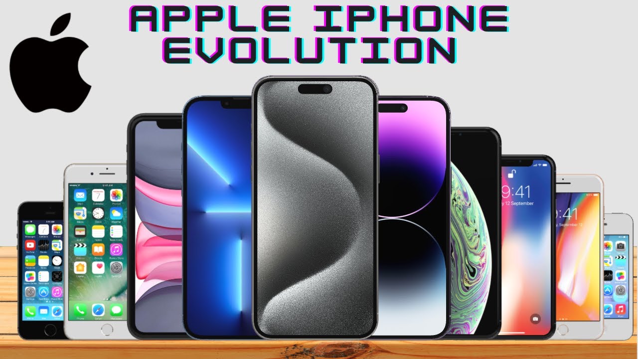 Apple iPhone Evolution 2007-2023 with REALISTIC 3D Models! First iPhone ...