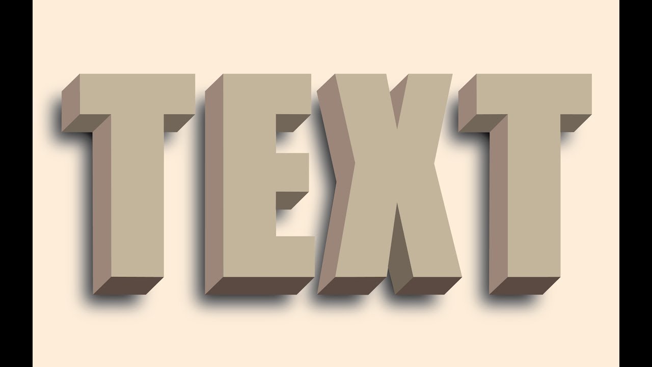 PHOTOSHOP TUTORIAL 3D EFFECTS - YouTube