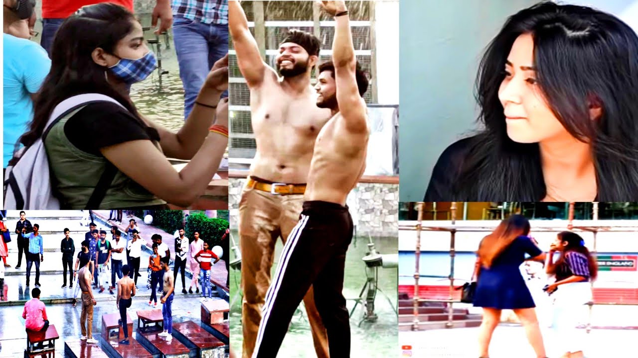 When We Go Shirtless In Public Place 😳| Public Reaction 😍 | Abhinav 😎 ...