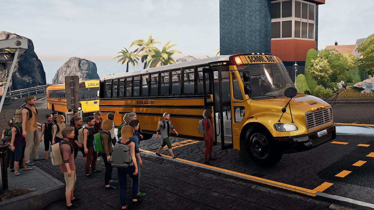 Bus Simulator 21 Next Stop - Official School Bus Extension ! - YouTube