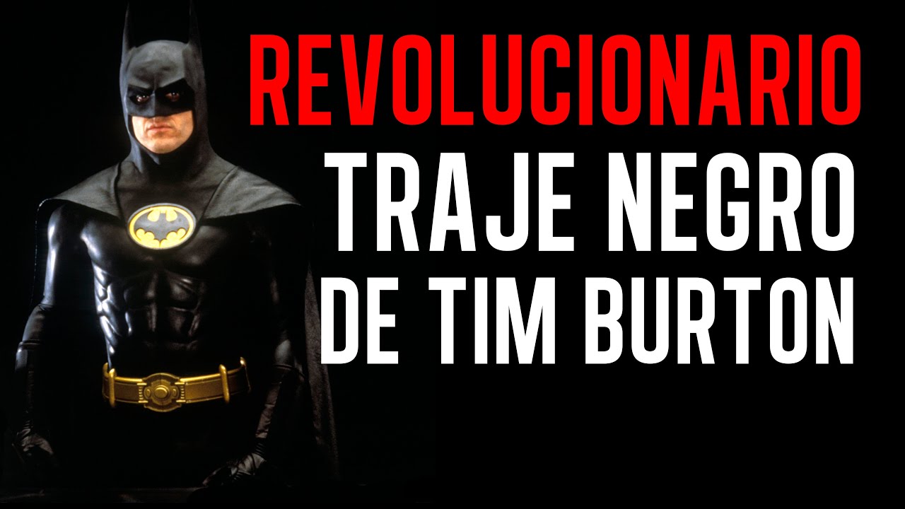 El REVOLUCIONARIO traje de Batman NEGRO de Tim Burton 1989 - YouTube