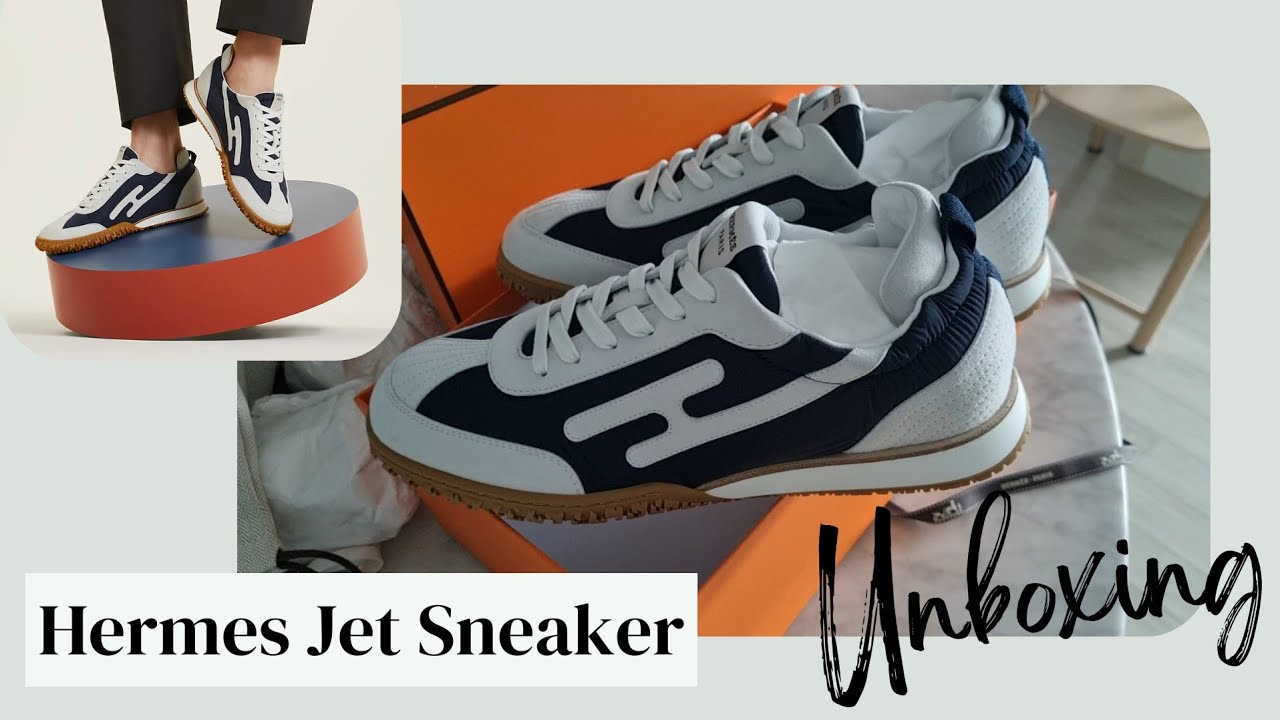 2024 남자 운동화 추천 👣 에르메스 제트 스니커즈 HERMES JET SNEAKER UNBOXING - YouTube