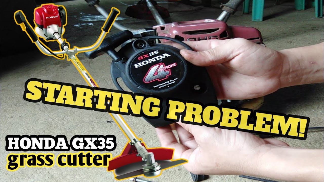 HONDA GRASS CUTTER REPAIR - YouTube