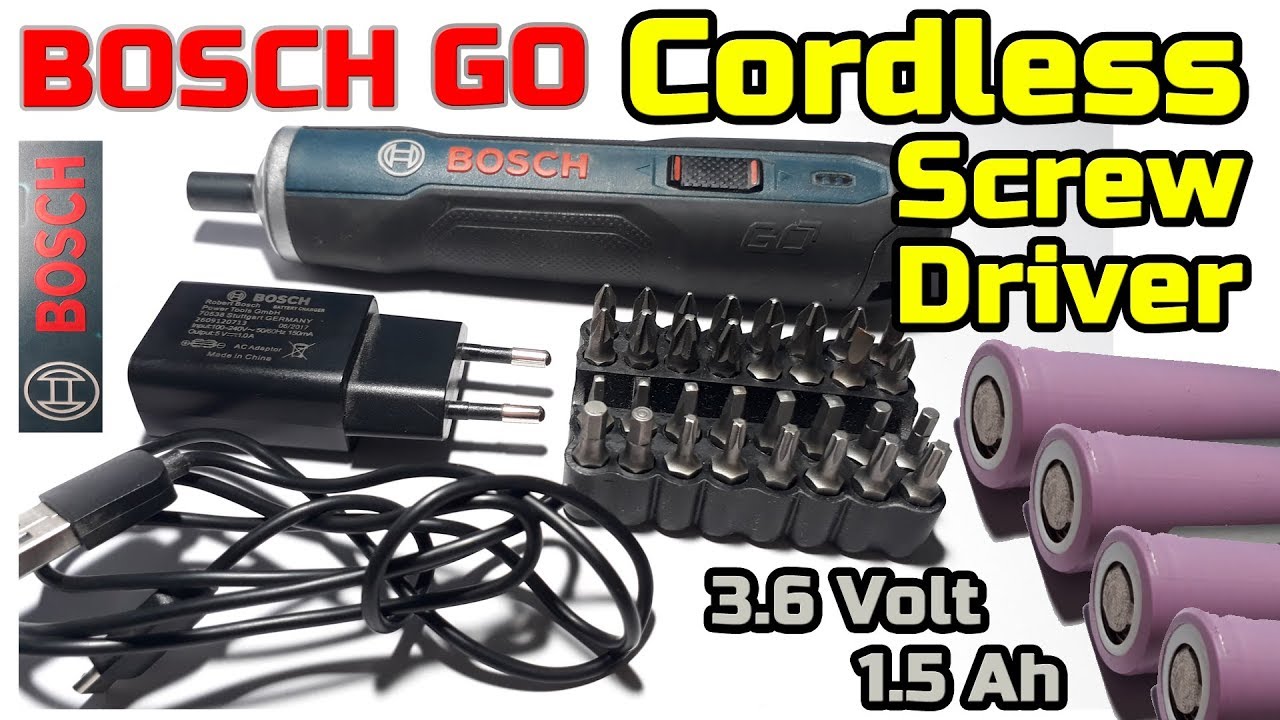 Bosch go | Bosch go 3.6v smart screwdriver set | bosch go screwdriver ...