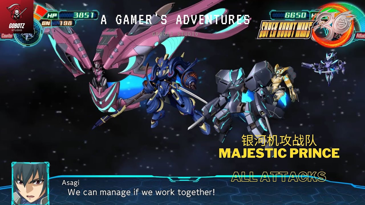 Super Robot Wars 30 | Super Robot Taisen 30 | 超級機器人大戰30 | Majestic Prince All Attack | 銀河機攻隊 ...