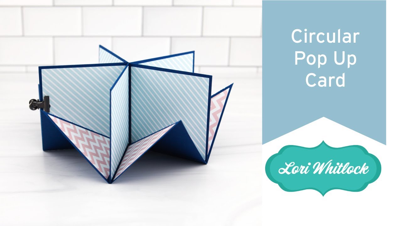 Circular Pop Up Card - YouTube