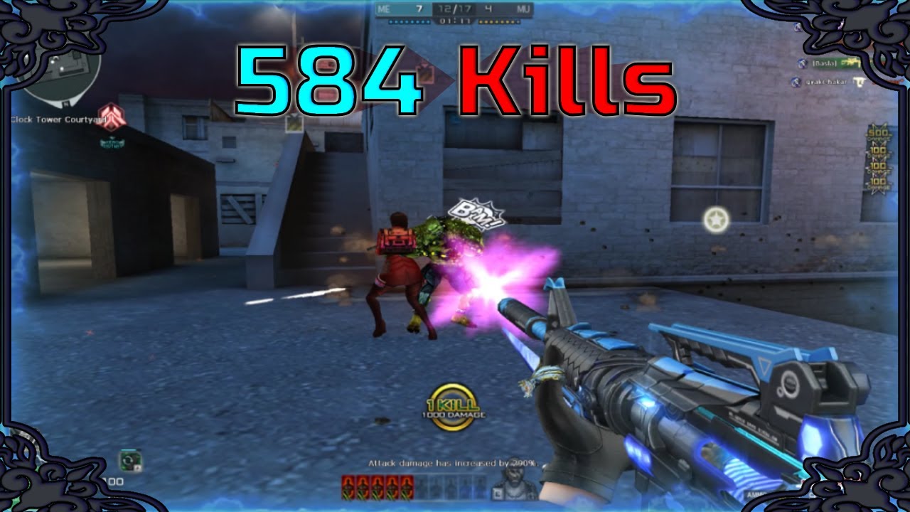 M4A1-S-Blue Scorpion -Hero Mode X : CrossFire West - YouTube