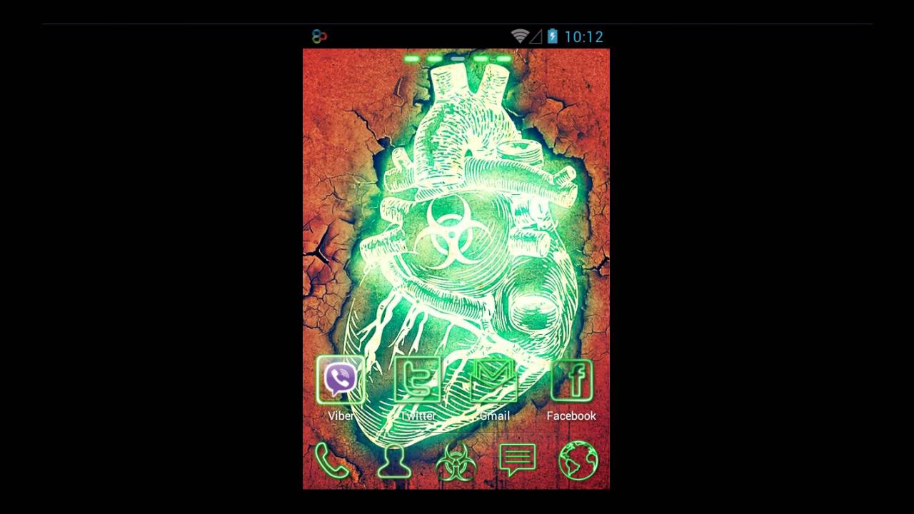 Biohazard Heart - Free Android Smartphone Theme - YouTube