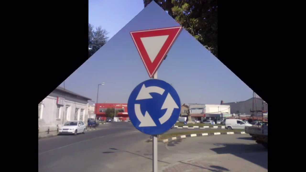 Traffic Signs / Romania / Giurgiu - YouTube