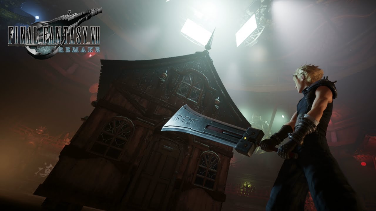 Final Fantasy VII Remake - Fighting the Hell House... A House From the ...
