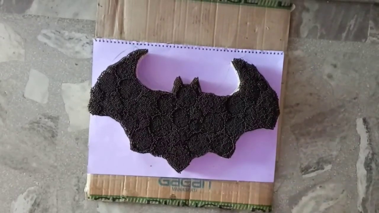# 1 Burning Batman logo. - YouTube