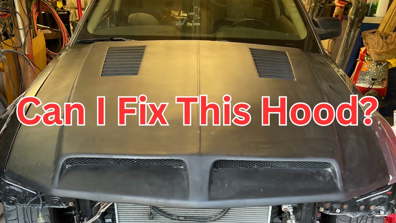 Fixing a Fiberglass Hood: Mustang Edition - YouTube