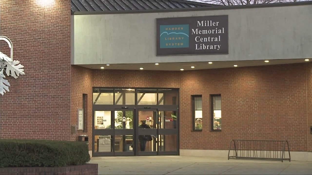 Hamden library fire alarms installed incorrectly - YouTube