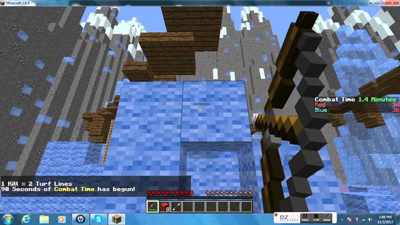 MInecraft multiplayer turf wars part 1 - YouTube