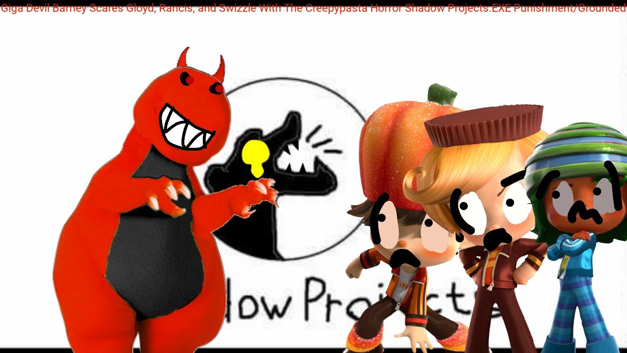 Giga Devil Barney Scares Gloyd, Rancis and Swizzle With The CHSP.EXE ...