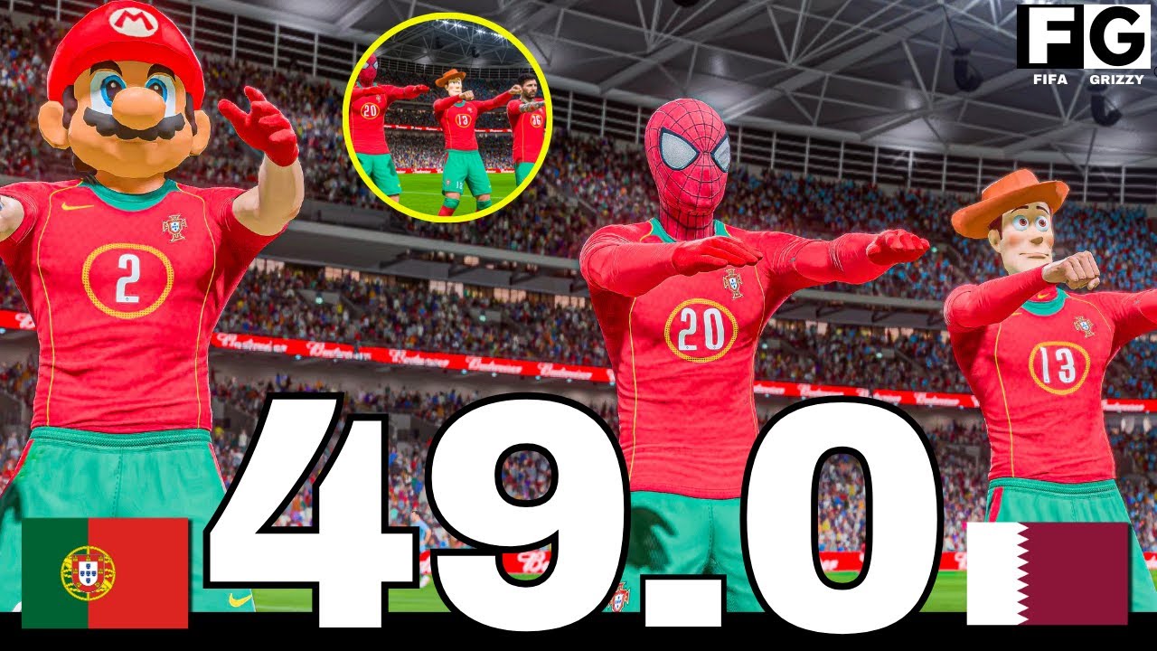 FIFA 24 | SPIDERMAN, MARIO, RONALDO, MESSI AND ALLSTARS & ANIMATED ...