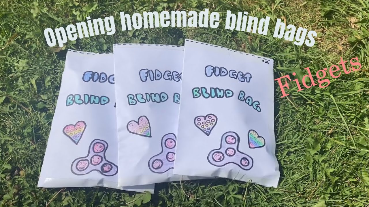 Opening DIY blind bag- fidgets #blindbag #fidgets - YouTube