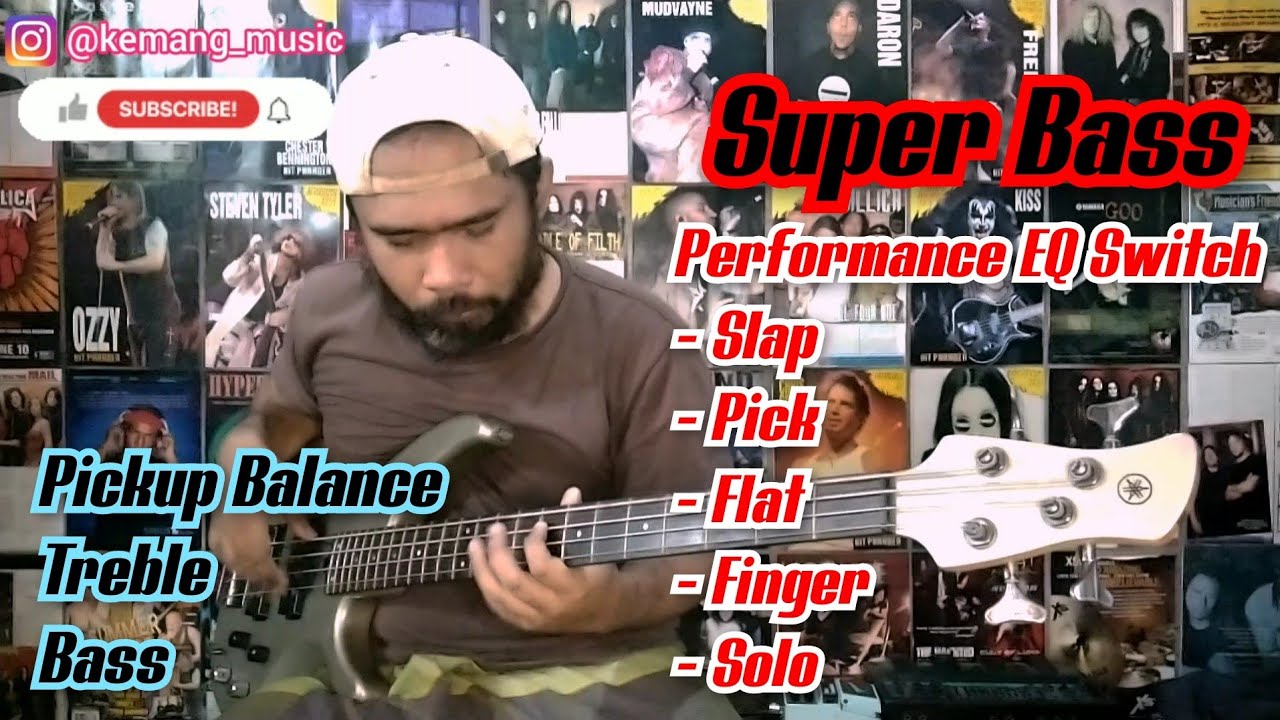 BASS LISTRIK YAMAHA TRBX 304 REKOMENDASI BASS TERBAIK 3 JUTAAN - YouTube