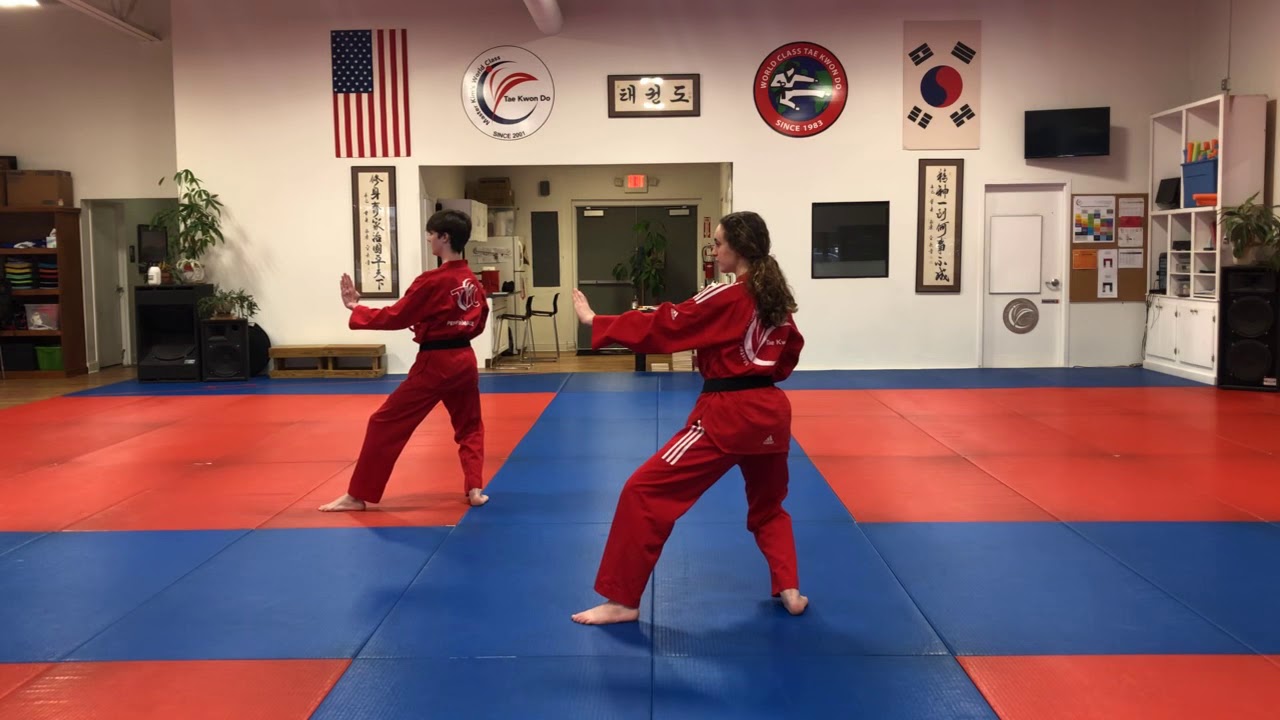 Back View 1st Dan Form (Koryo) - YouTube