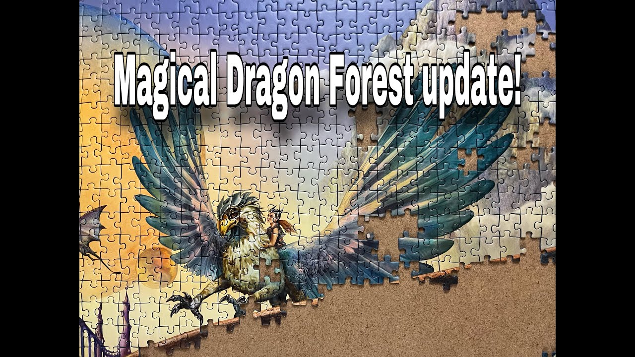 9k Magical Dragon Forest update - halfway through the section! - YouTube