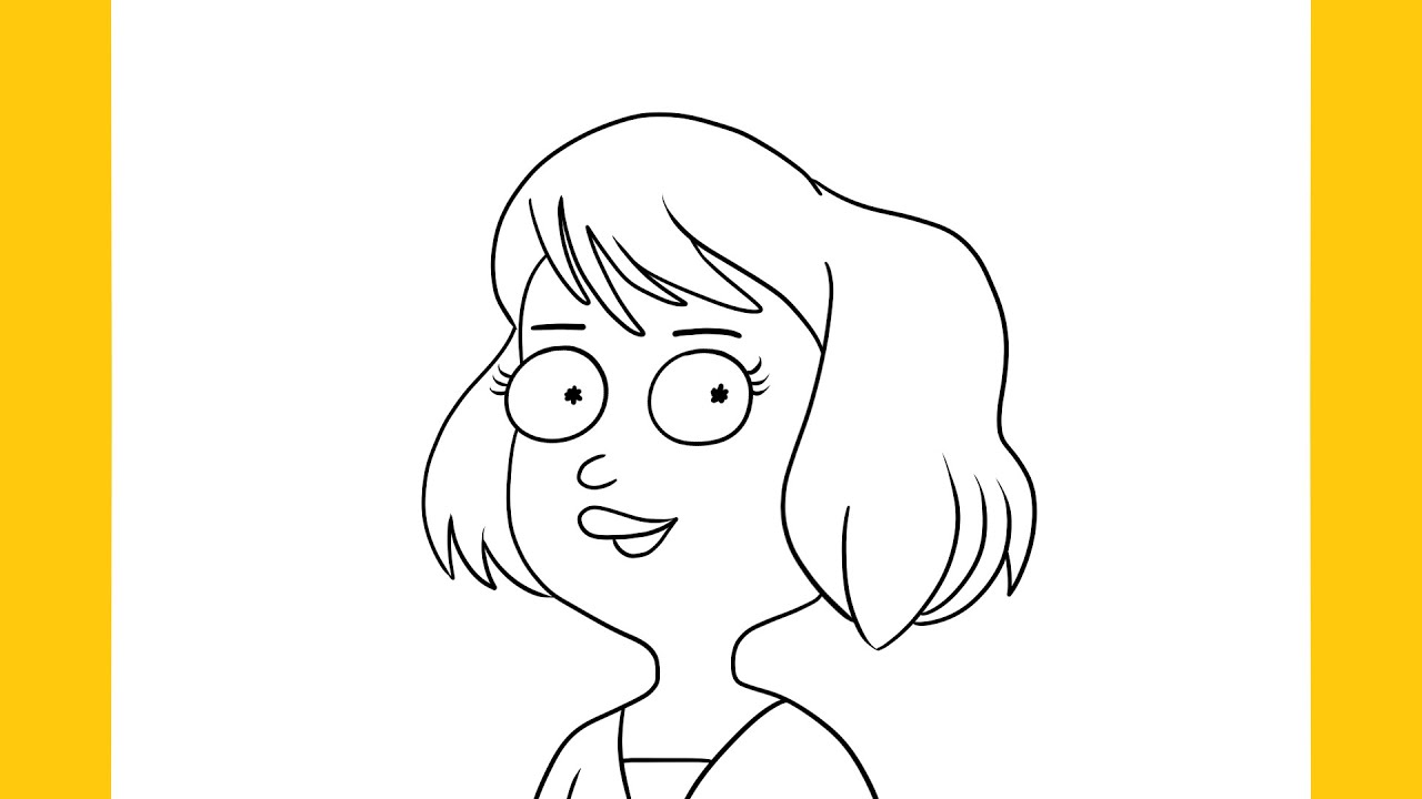 How to draw Tammy with guidelines step by step (Rick and Morty) - YouTube