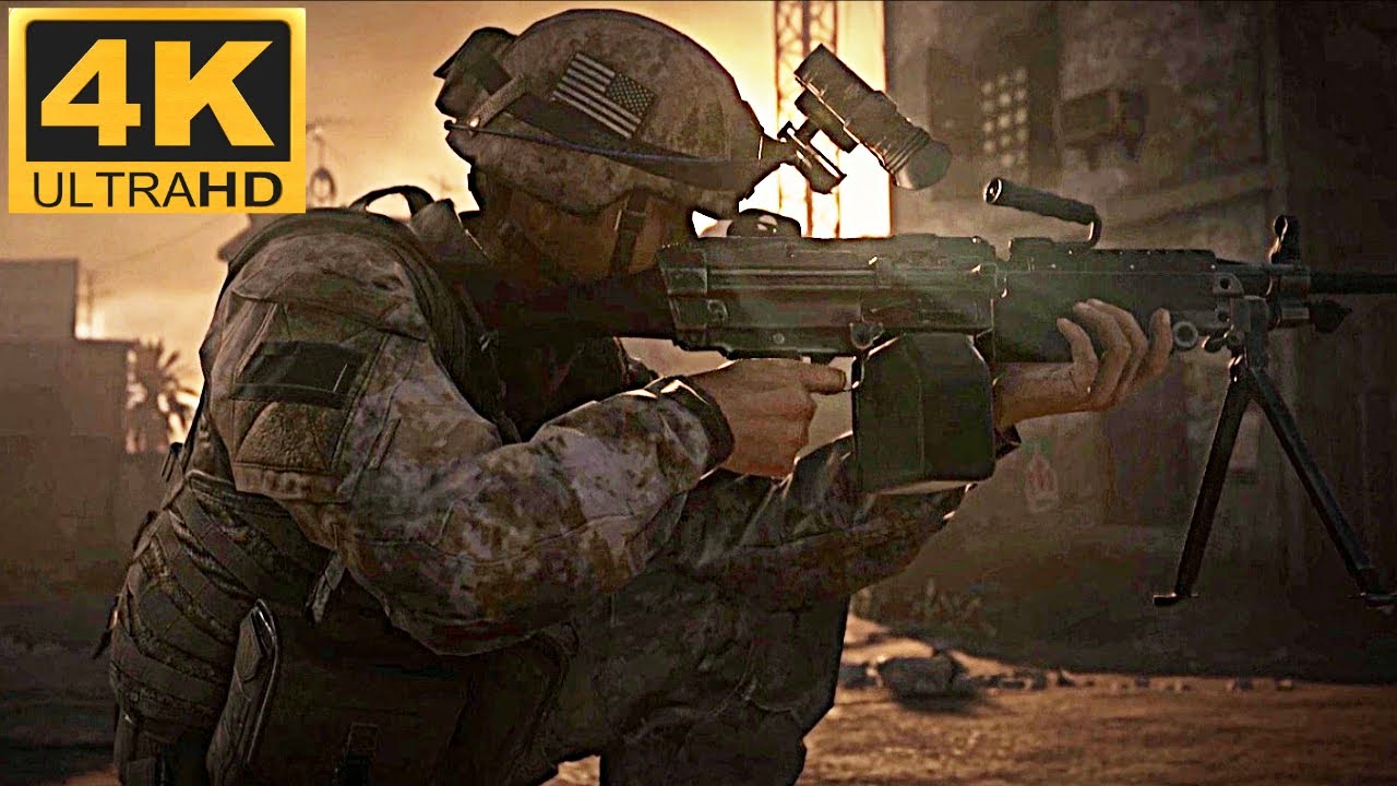 Call of Duty 4: Modern Warfare Remastered - Act 1 The Bog | 4K Gameplay ...