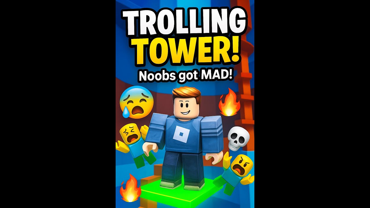 Trolling Tower of Noobs 😂| #Roblox #Shorts - YouTube