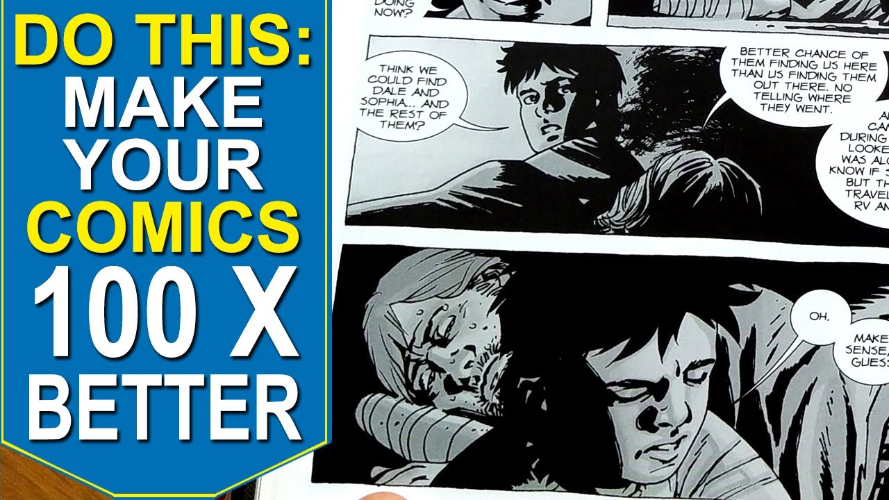 DRAWING COMICS: Understand these 4 Priciples! CHARLIE ADLARD - HOW TO ...