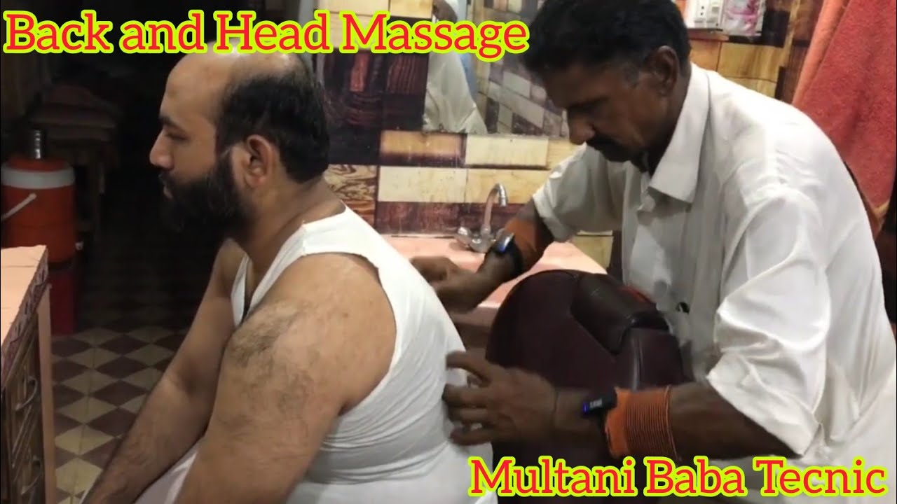 Deep Sleep And Amazing ASMR Head back and perfect oil massage with Multani Baba Tecnic||ASMR ...