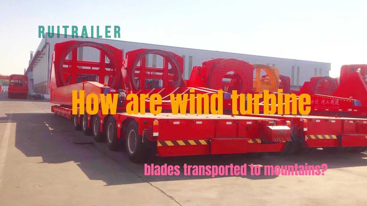 WIND TURBINE BLADES IN THE MOUNTAINS: HOW DO THEY GET THERE? - YouTube