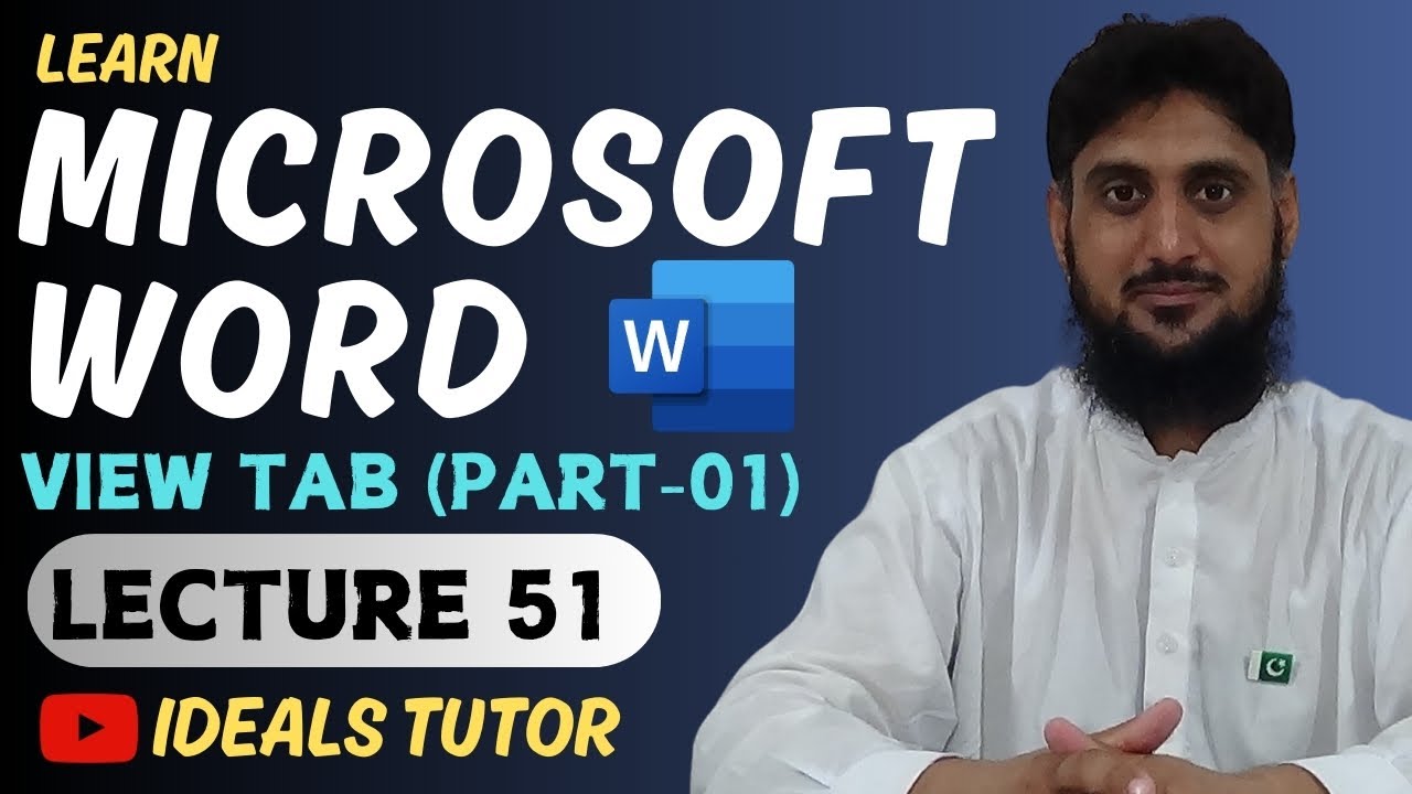 How To View Your MS Word Document | Lecture 51 | View Tab (Part 01 ...
