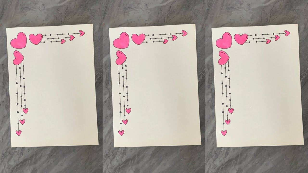 Beautiful Border Designs/Project Work Designs/Title Page/Book/Project ...