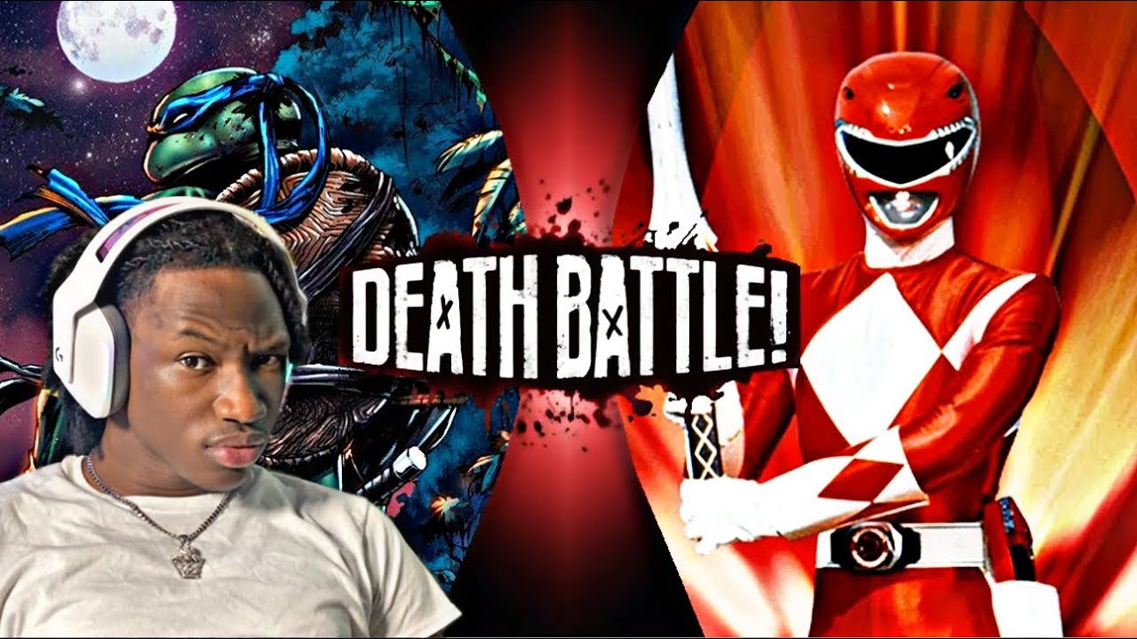 Towa Reacts to Red Ranger Jason VS TMNT LEO (Ninja Turtles VS Power ...