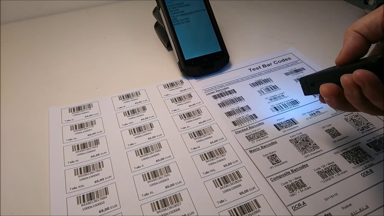 Scanner BT imager 2D. BMK-KS-X - YouTube