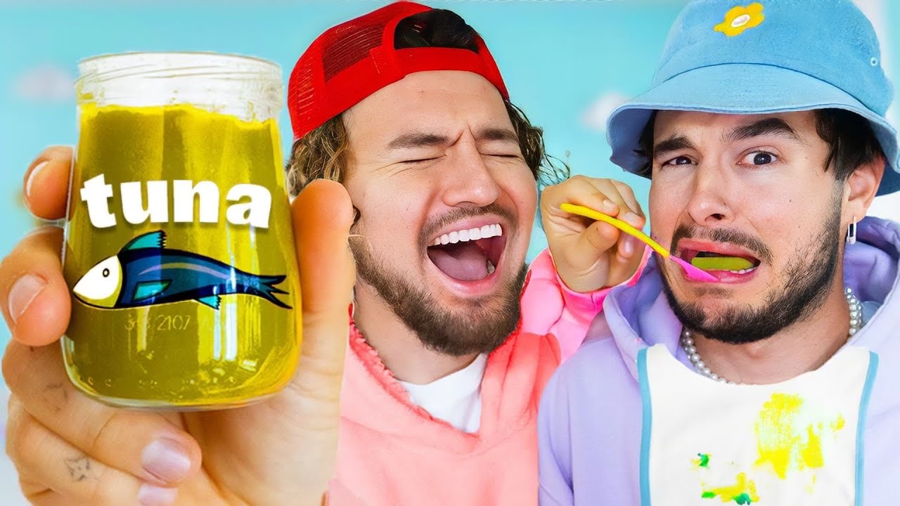 NEW DAD TRIES EVERY BABY FOOD - YouTube