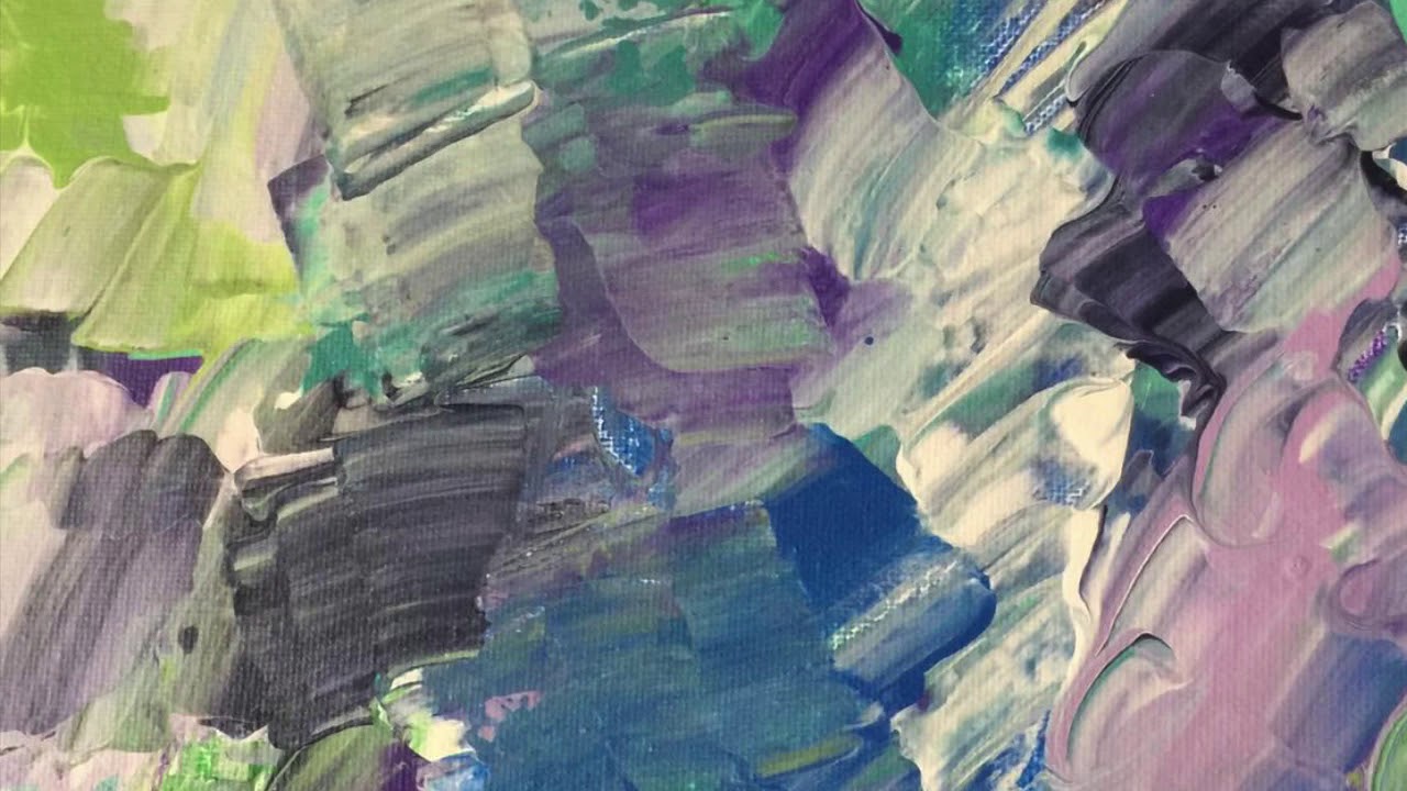 How to make a color blend painting! (check Out The Description ...