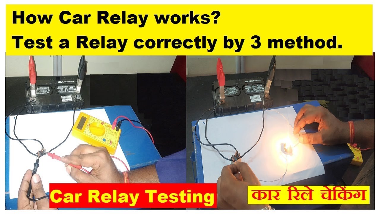 How to Test a Relay by 3 correct method & Know how Relay works. - YouTube