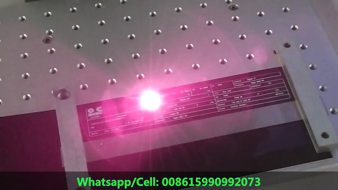 Flexible tag label sticker engraving marking with fiber laser marking ...