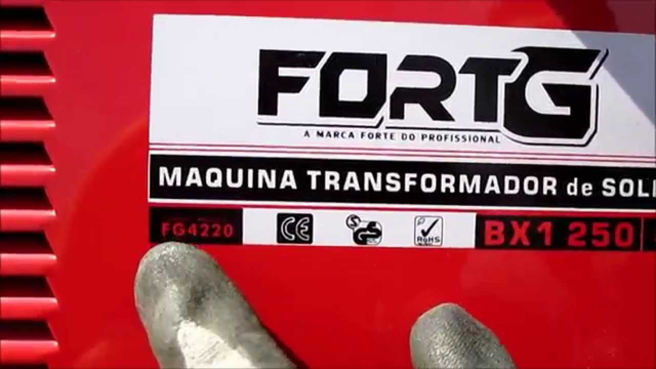 Maquina de Solda Fortg FG4220 - YouTube