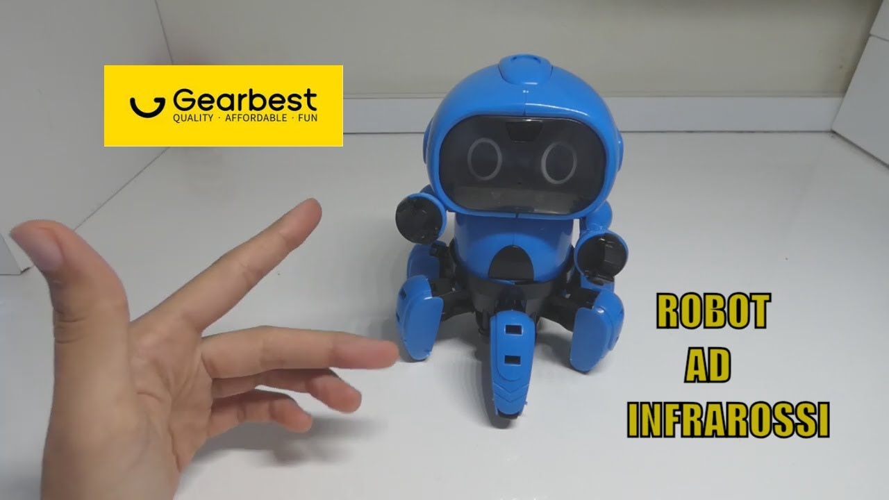 ROBOT giocattolo INTELLIGENTE AD INFRAROSSI Small six robot (GEARBEST ...