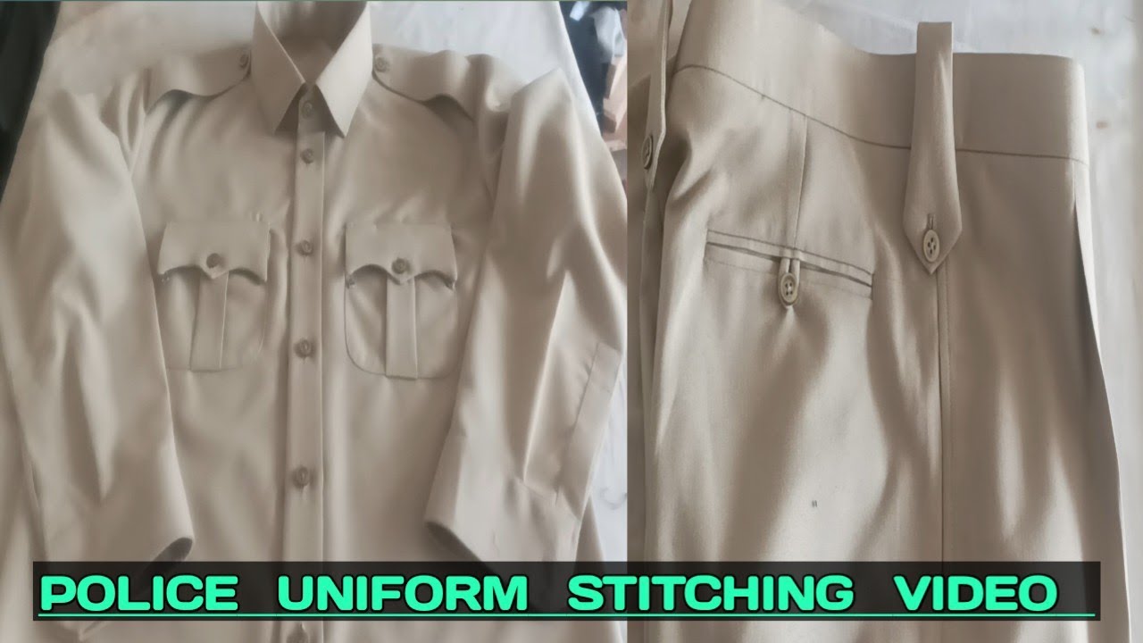 Police Uniform Kaisa Banata How To Make Police Uniform Stitching Video ...