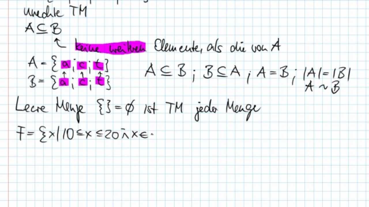 V7: Teilmengen - YouTube