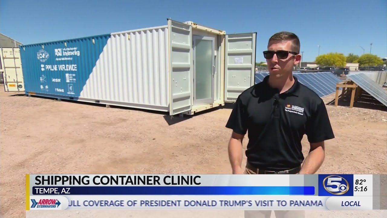 VIDEO: Student researchers turn shipping containers into solar powered ...