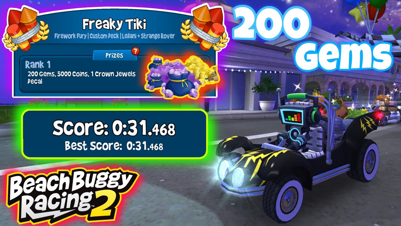 Freaky Tiki 🍟| 200💎Gems Prize | Strange Rover ♟️+ BeatBot 🔊| Beach ...