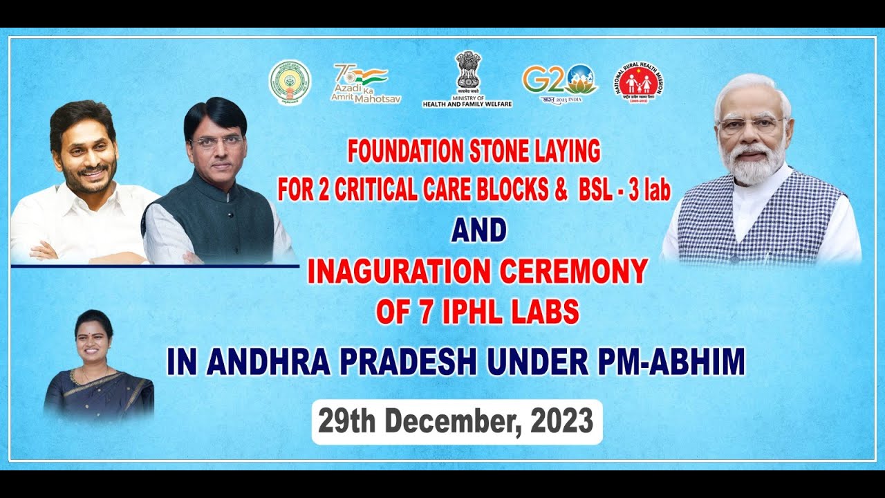 Foundation stone laying for 2 Critical Care Blocks& BSL-3 lab ...